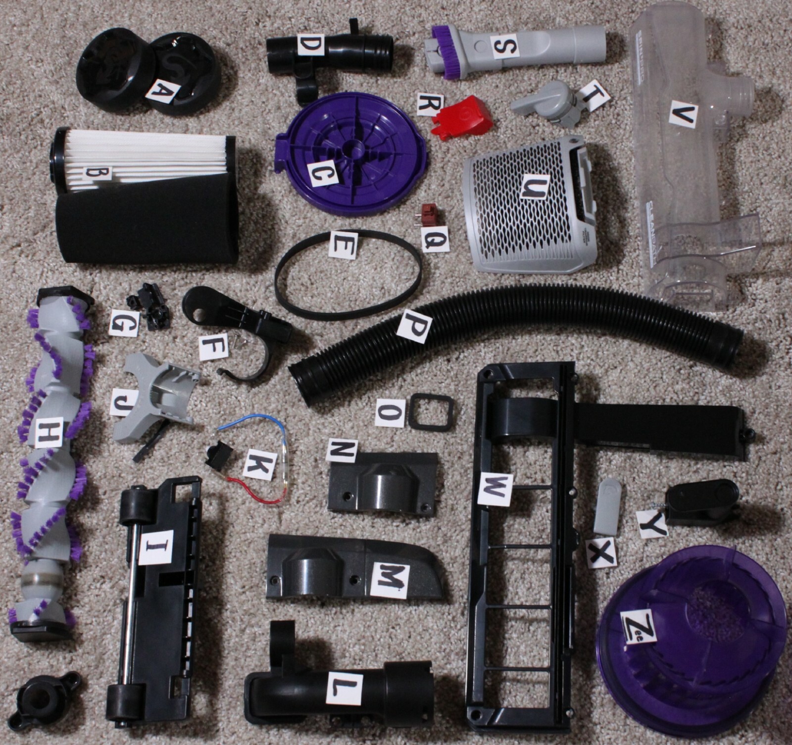 Dirt Devil UD70167P Bagless Upright Vacuum Cleaner PowerMax ...