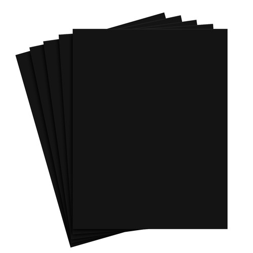 Black Bright Color Paper, 24lb Bond (90GSM), 8.5 x 11, 50 Sheets | eBay