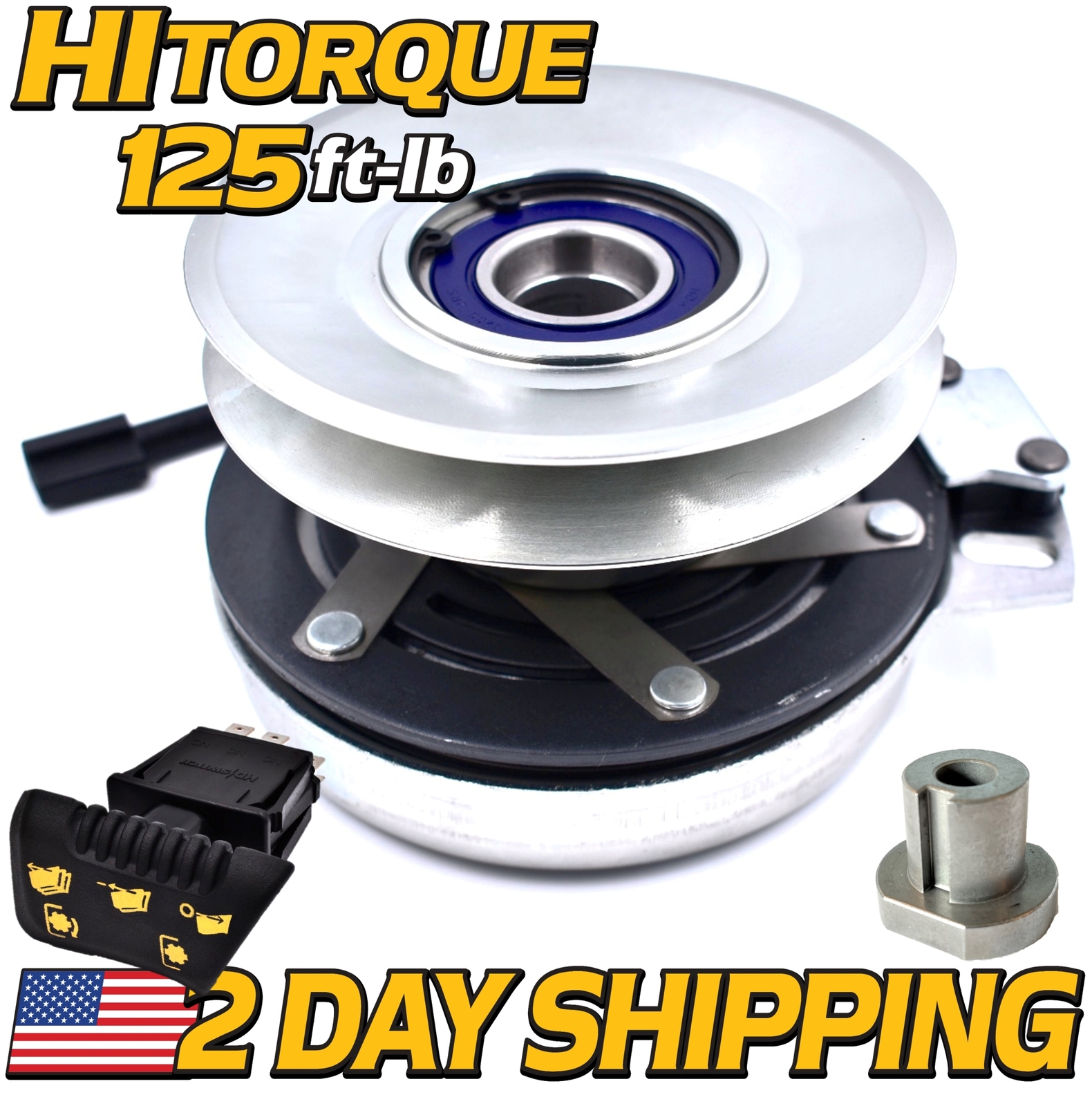 AM141536 Clutch & AM135131 PTO Switch Fits John Deere X310 X320 X324 ...