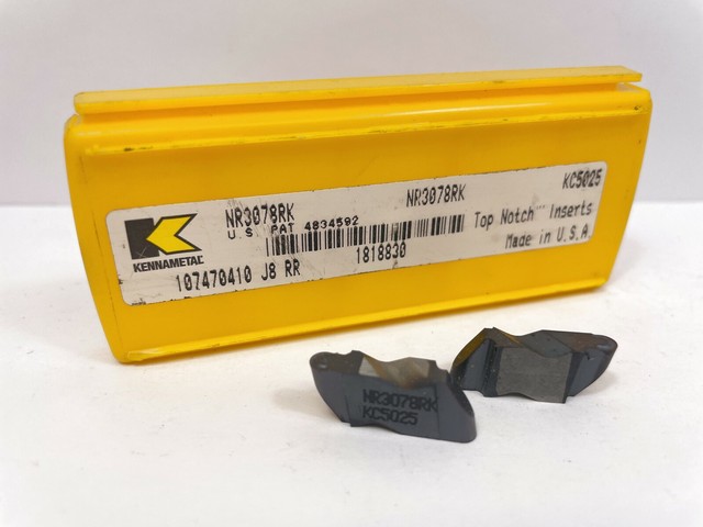 Kennametal Nr3031r Carbide Insert Top Notch Grooving Kc5010 for sale ...