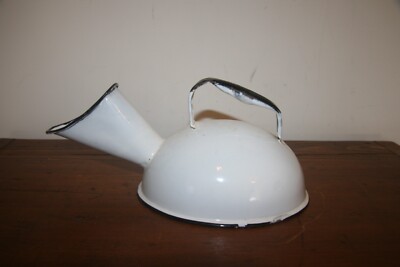 Vintage Female Enamel Urinal White | eBay