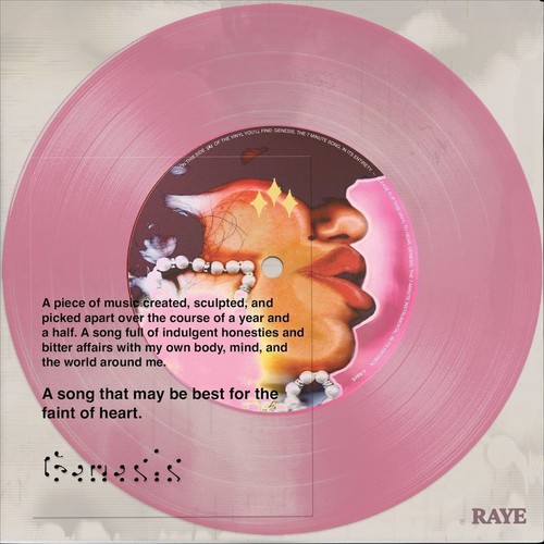 RAYE GENESIS NEW 7 INCH VINYL DISC 198391717390 | eBay