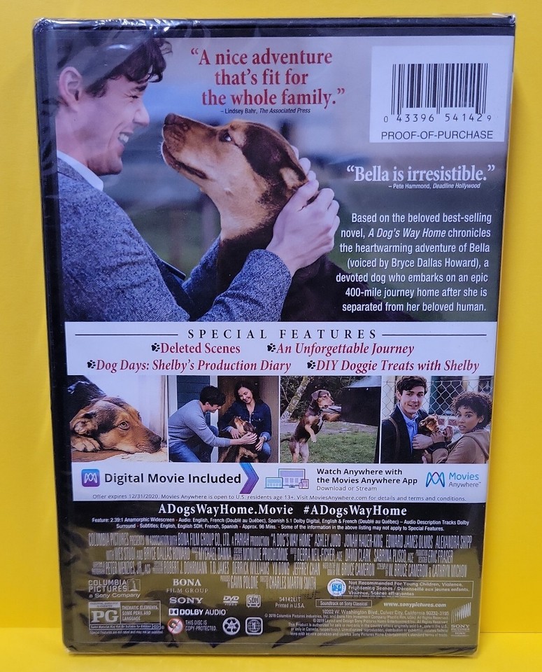 💥 A Dog's Way Home DVD Factory Sealed🆕️👌 43396541429| eBay