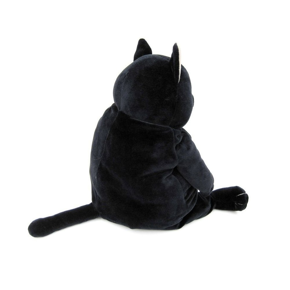 Shinada Global Plush Doll Mochi Neko Cat Kuro M L14xW14xH22cm ‎MONE ...