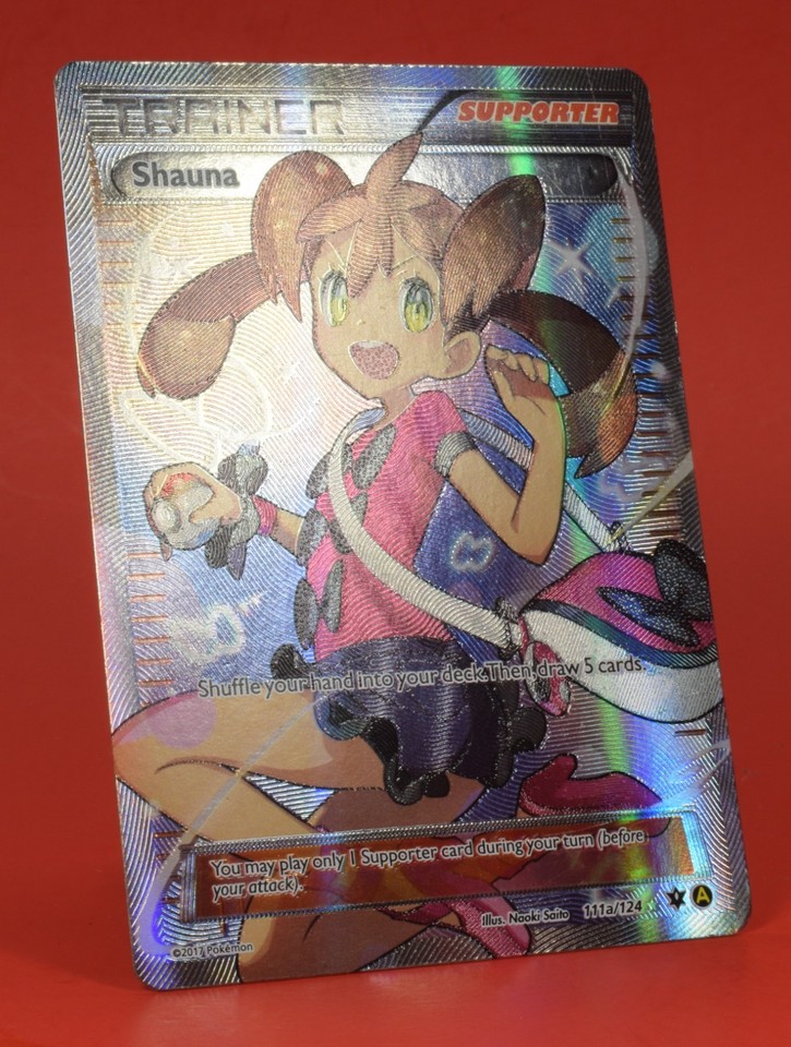 Pokemon TCG English Card XY Trainer Kit Shauna 111a/124 Full Art Promo ...