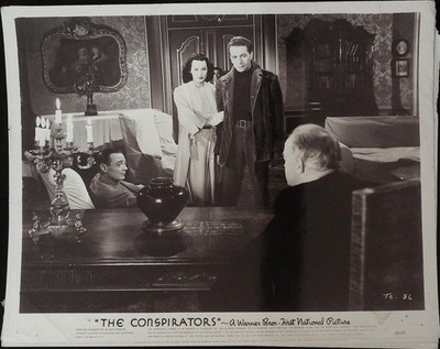 The Conspirators 8 x 10 Still 1944 Hedy Lamarr, Lorre, Greenstreet ...