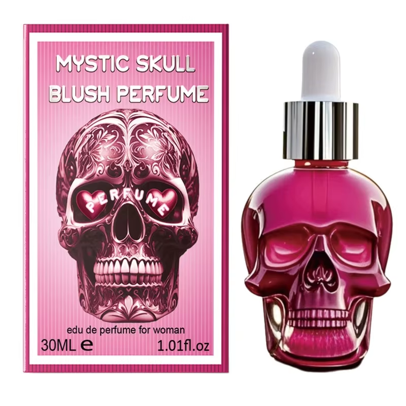 Pink Crystal Skull Fragrance Charming Rose Raspberry Scented Essential ...