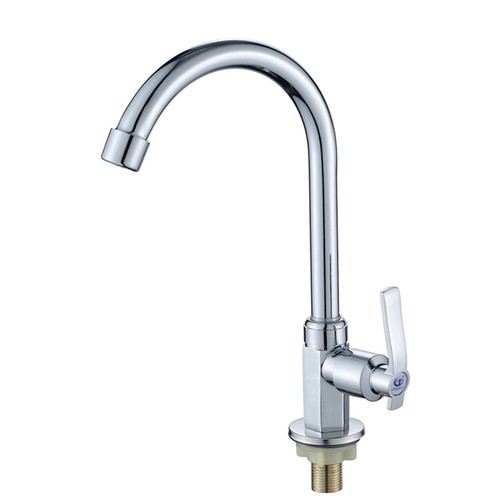 Single Cold Faucet Basin Water Tap Zinc Alloy Vegatable Sink Kitchen ...