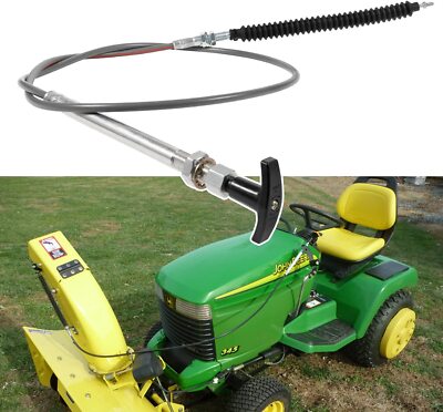 For John Deere Snow Blower Spout Chute Control Cable 42" Snowthrower ...