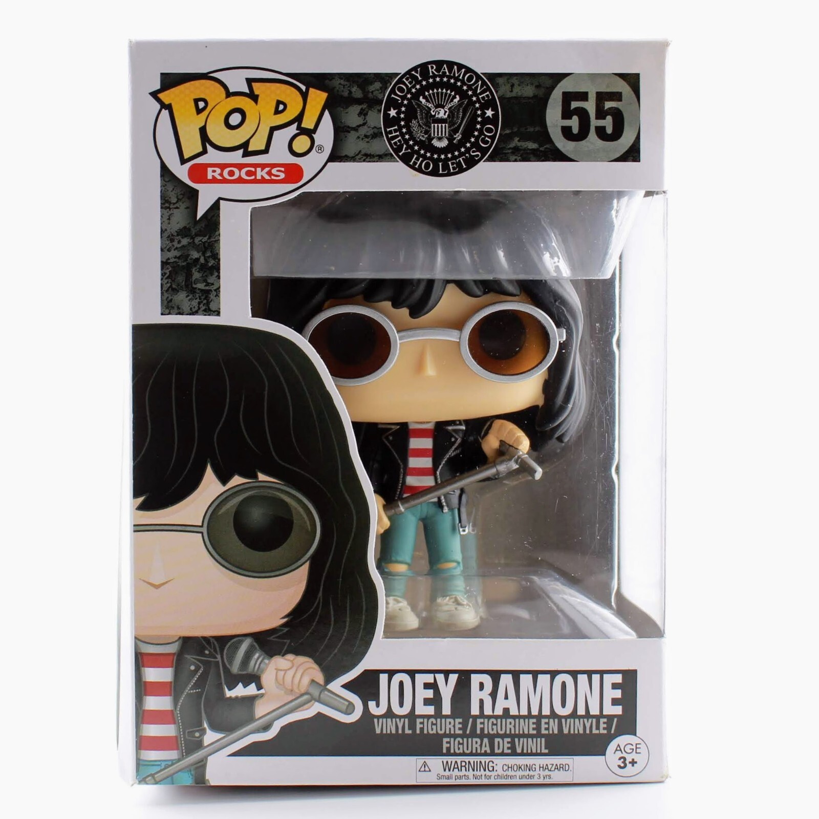 Funko Pop Rocks The Ramones - Joey Ramone Vinyl Figure Vaulted # 55 ...