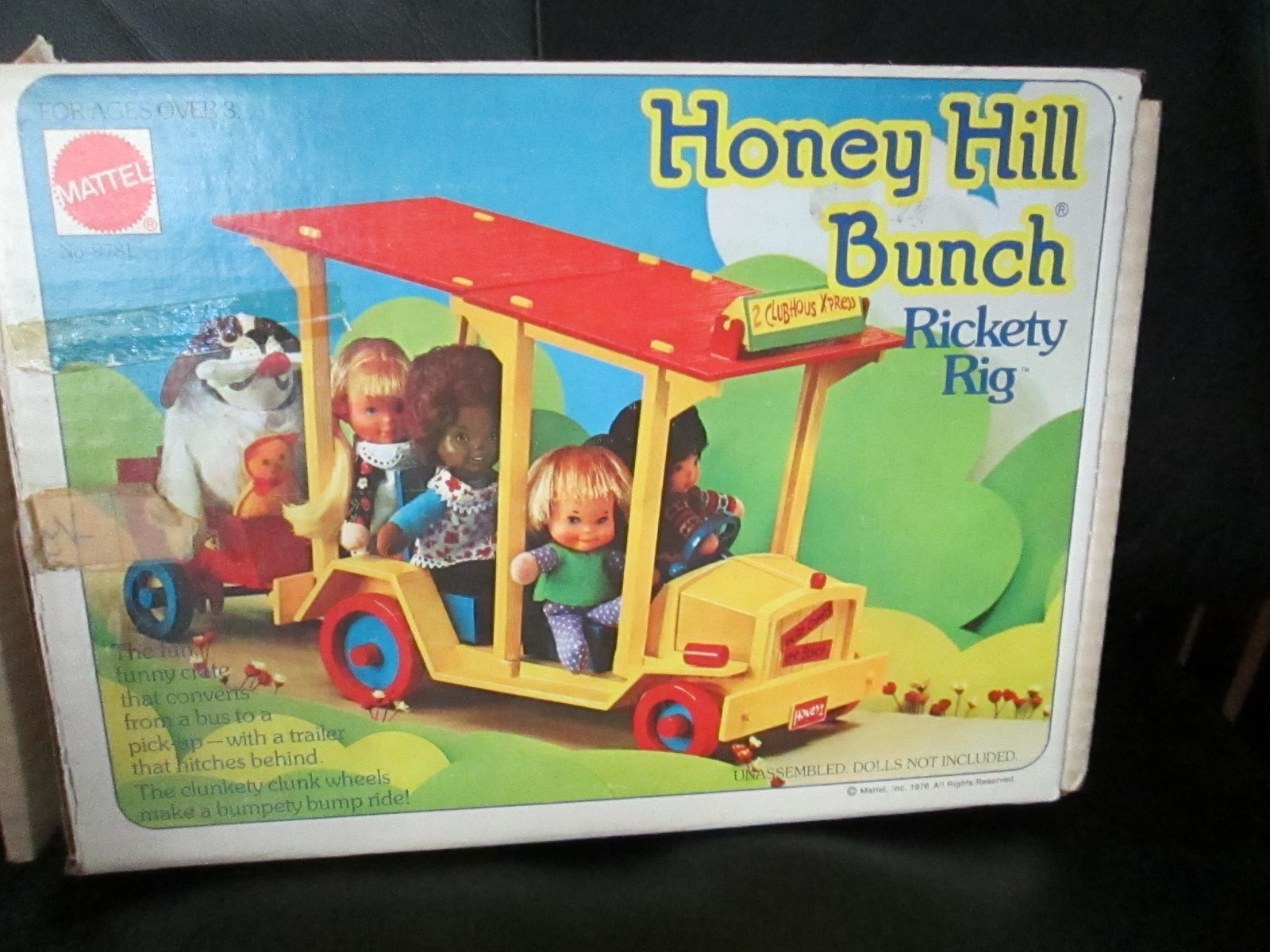 Rare Boxed Complete Vintage Honey Hill Bunch Gang Rickety Rig Bus Car ...