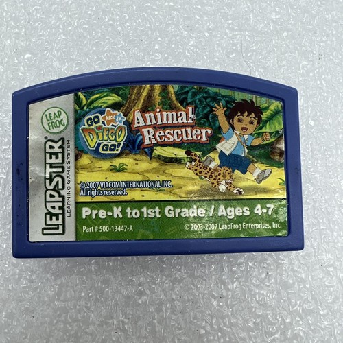 Leap Frog Leapster GO DIEGO GO ANIMAL RESCUER Game Cartridge | eBay