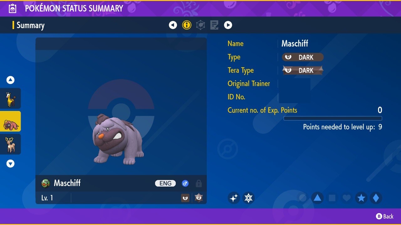 MASCHIFF POKEMON SCARLET VIOLET SHINY EGG 6 IV CUSTOM AVAILABLE | eBay