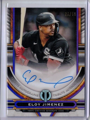 2023 ELOY JIMENEZ Topps Tribute - Autograph /50 | eBay