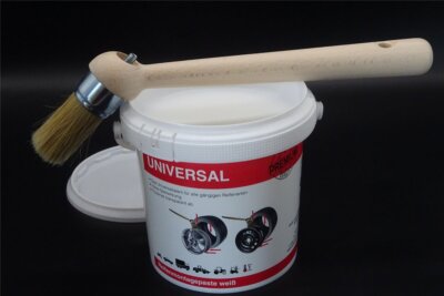 1Kg Premium UNIVERSAL Reifenmontagepaste + 30mm Pinsel Montagepaste ...