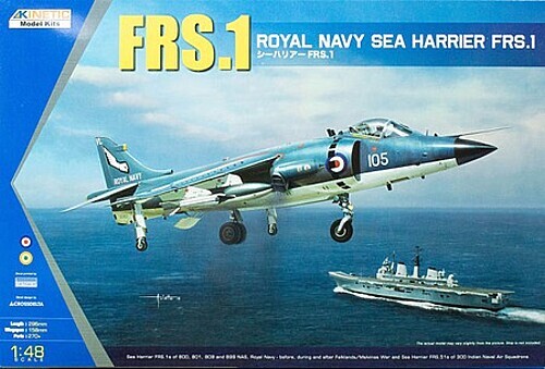 Kinetic-Model Royal Navy SeaHarrier FRS1 - Plastic Model Airplane Kit ...