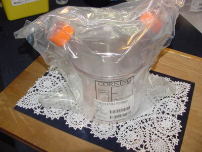 Corning Spinner Flask 3563, 3000mL Disposable Spinner Flask with Paddle ...