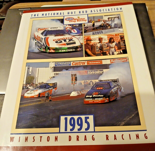 NHRA Winston Drag Racing 1995 Hardcover Book | eBay