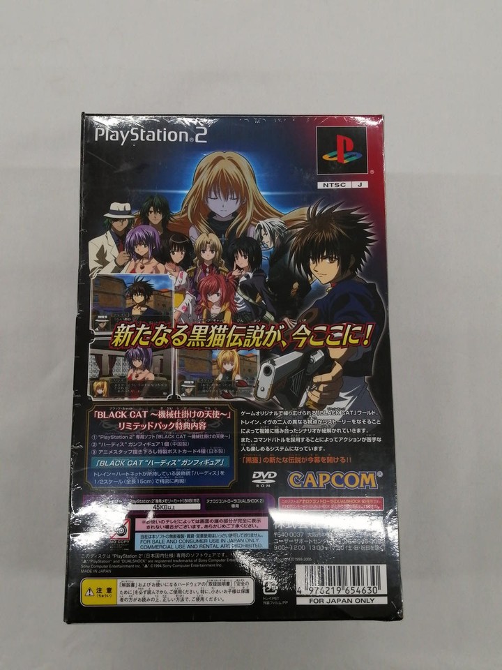 Capcom Black Cat PS2 Japan Original Software Used Game Japan AD | eBay
