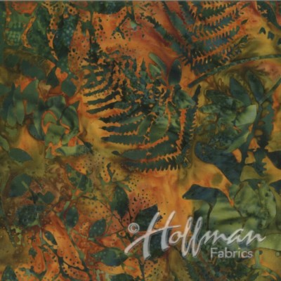 Hoffman Batiks Fabric - Bali Batik - #Q2140-66 Autumn Floral Mix | eBay