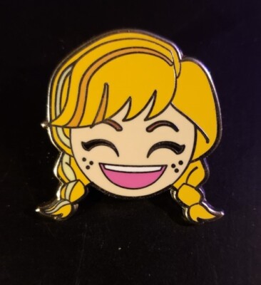 Disney Collectible Pin Emoji Blitz - Frozen - Anna Laughing Only ...