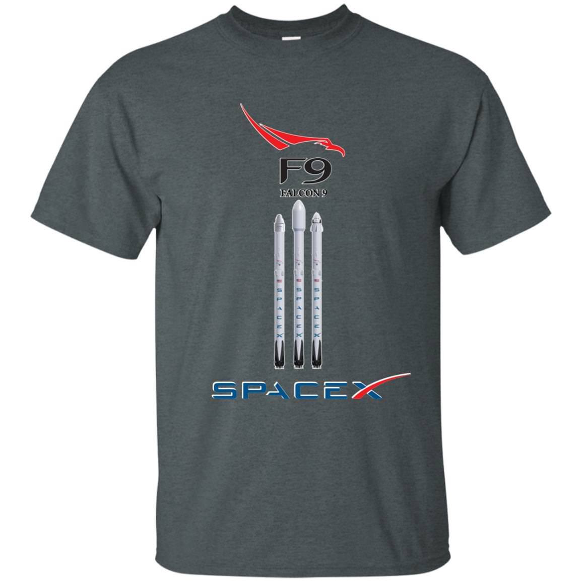 NEW Falcon 9 Rocket Launches SpaceX Elon Musk 2018 BLACK T-shirt SHIP ...