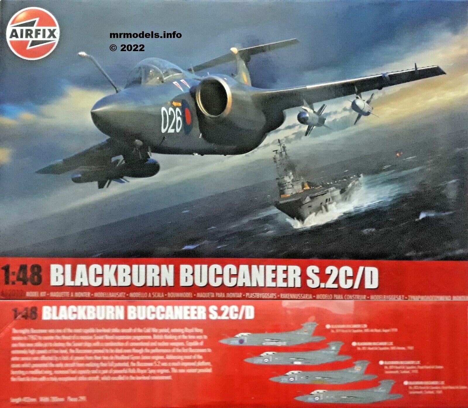 Airfix 1/48 Military Aircraft Aeroplane Plane New Plastic Model Kit 1 ...