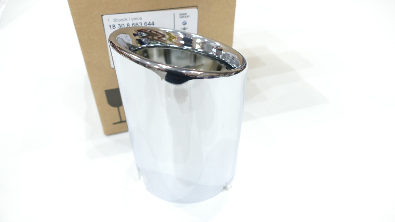 Genuine BMW Z4 G29 Z4 20i 30i Roadster Tailpipe Trim Chrome 18308663644 ...