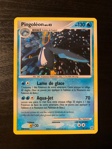 Carte Pokémon : Pingoléon 4/130 HOLO Diamant Perle Base Française | eBay