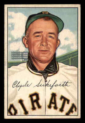1952 Bowman #227 Clyde Sukeforth RC Scan of the card you'll receive ...