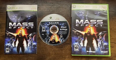 Microsoft Xbox 360 Mass Effect Case Disc Manual FREE SHIPPING ...