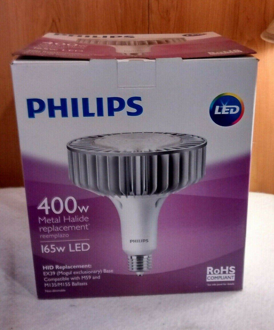 Hubbell Superwatt Pulse Start MH Fixture 400W High or Low Bay W/ LED ...