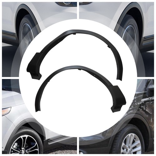 Pair Front Fender Flare Wheel Well Arch Molding For 2011-2015 Ford ...