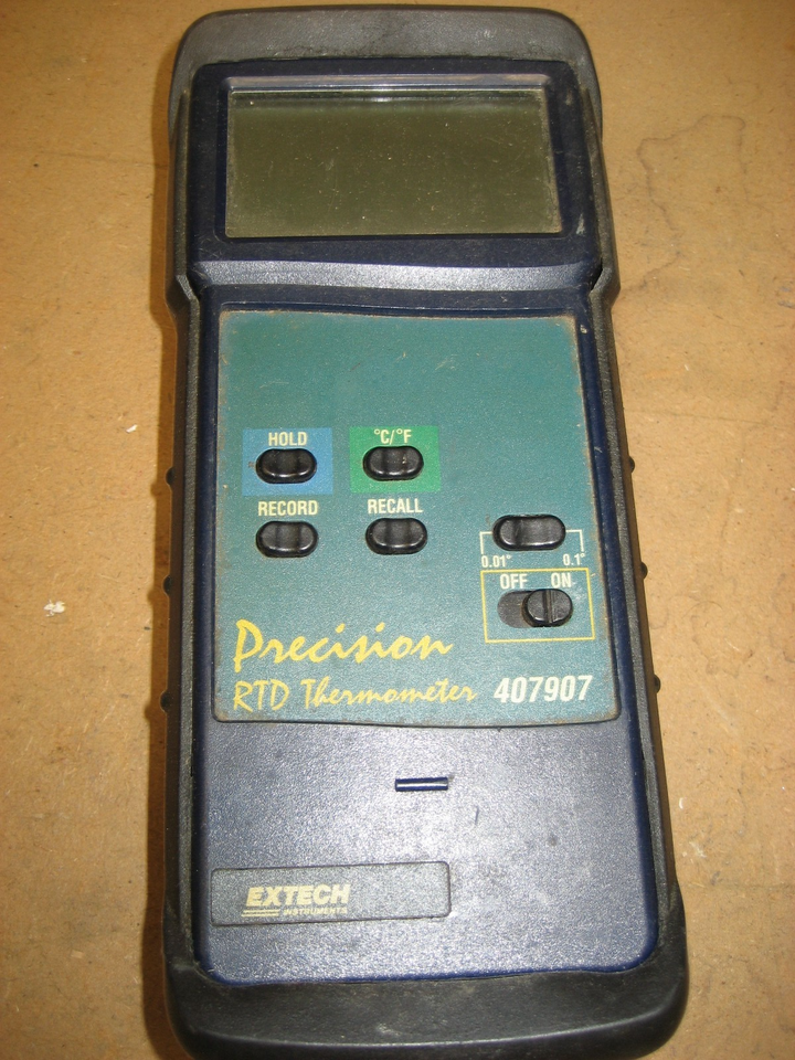 Extech Precision RTD Thermometer 407907 no thermal probe HCS | eBay