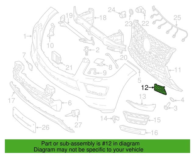 Mercedes-Benz 1668851322 Genuine OEM Cover for sale online | eBay