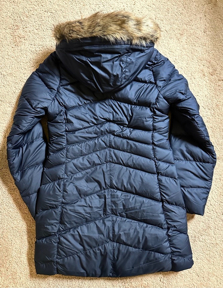 MARMOT Womens Montreal Mid-Thigh Down Puffer Coat 78570 Midnight Navy ...