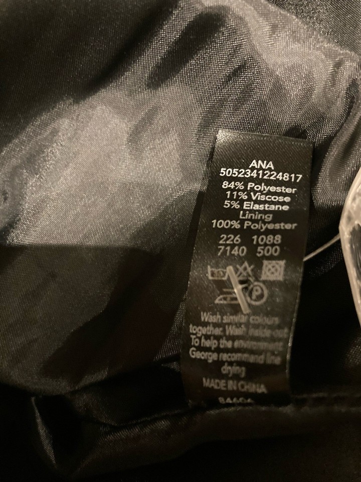 BNWOT GEORGE OLIVE GREEN DOUBLE BREASTED MILITARY STYLE LINED COAT SIZE ...