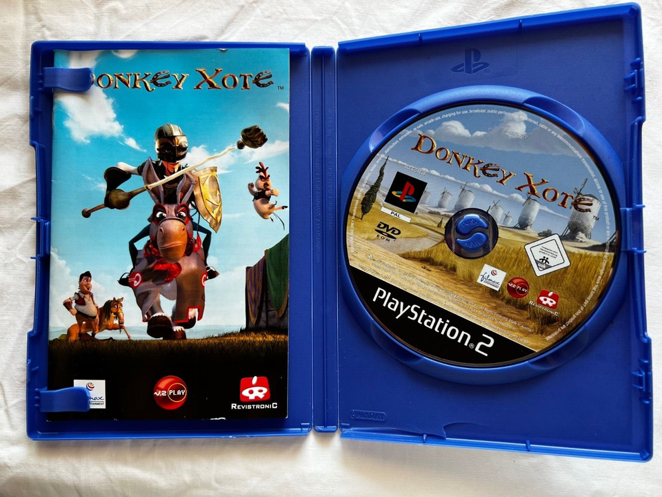 Donkey Xote Sony Playstation 2 PS2 PAL Euro Exclsuive CIB English ...