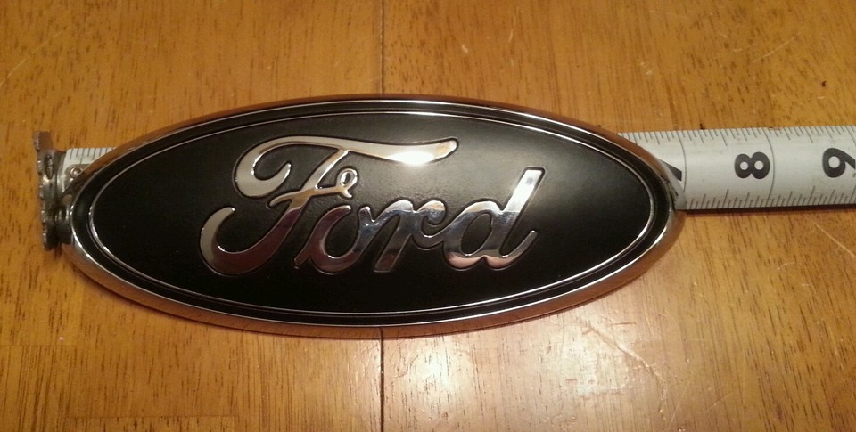 2011-2016 Ford F250 Tailgate Emblem | Matte Black | 7" | Rear | Genuine ...
