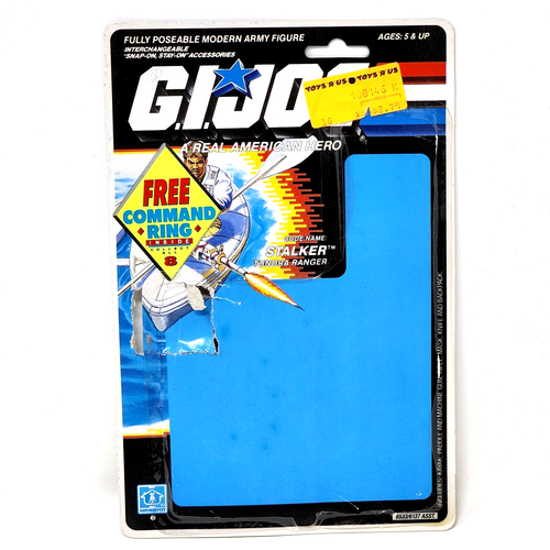 Hasbro G.I. Joe Stalker Tundra Ranger Uncut File Card 34 Back ...