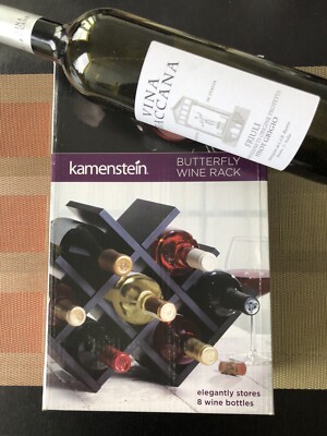 Butterfly Wine Rack/Brand New/Unassembled/8 Wine Bottles | eBay