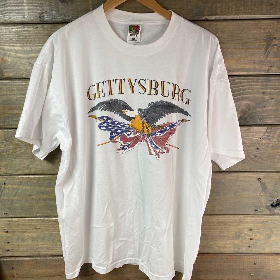 Vintage Battle Of Gettysburg Men 2XL T Shirt Civil War | eBay