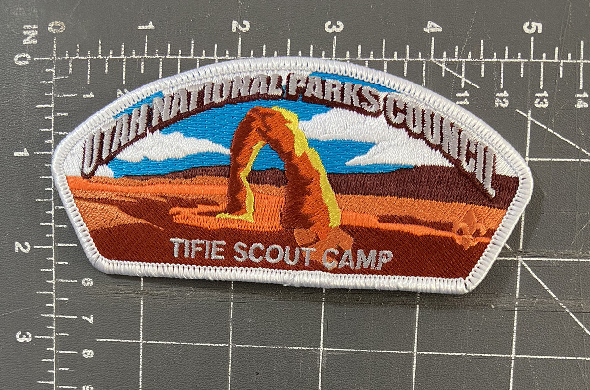 Utah National Parks Council CSP Patch Boy Scouts BSA Tifie Scout Camp ...