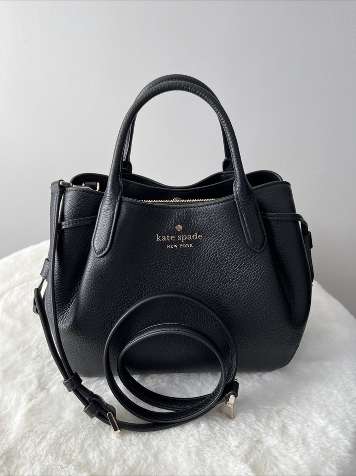 New Kate Spade Dumpling Small Satchel Crossbody Black | eBay