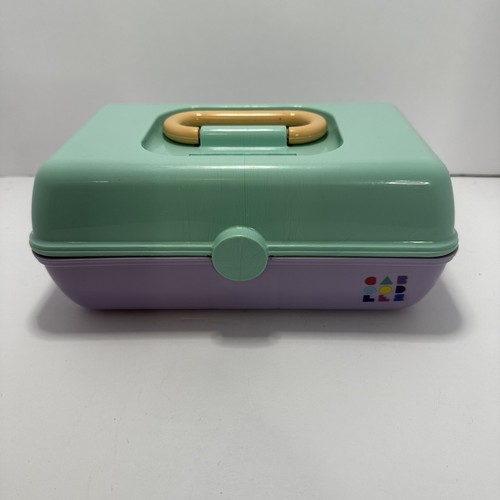Vintage Caboodles Pretty in Petite Case Green And Lavender | eBay