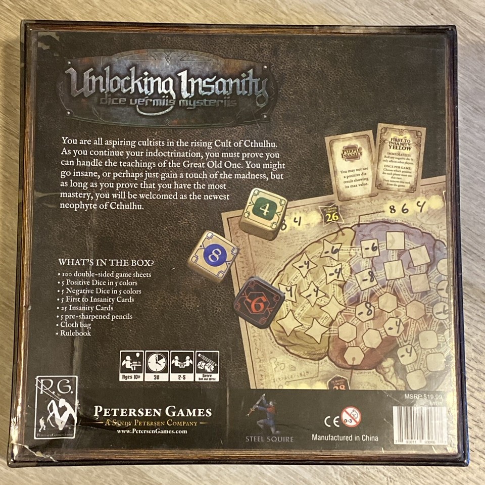 Unlocking Insanity Dice Game | eBay