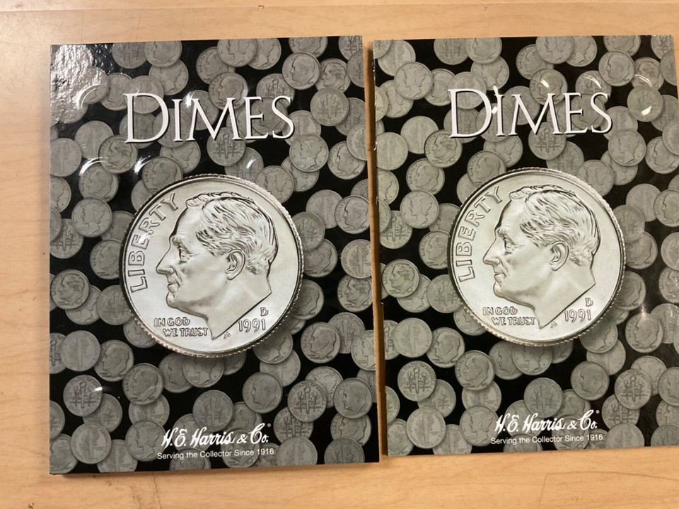 COMPLETE Set Silver/Clad Roos. Dimes 1946 - 2025 in Coin Folder; One-A ...