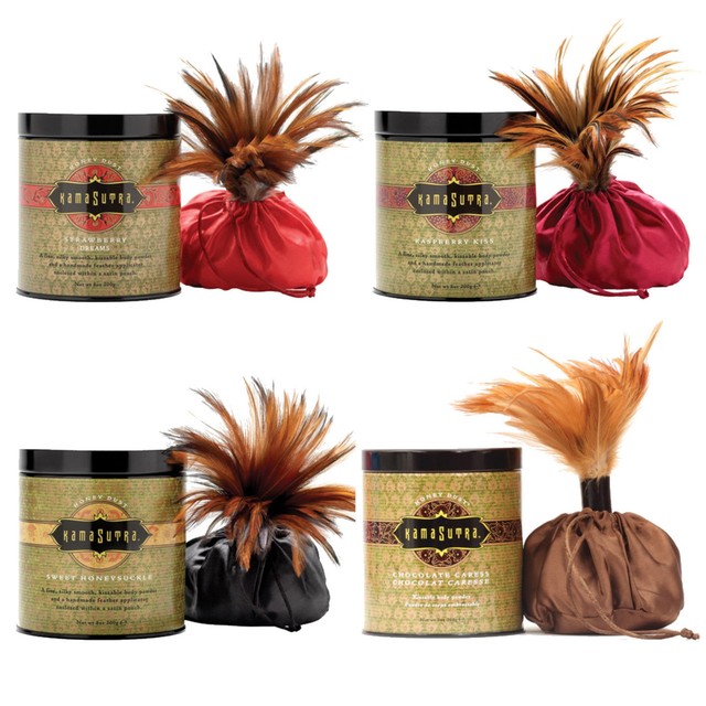Kama Sutra Honey Dust 8 Oz Chocolate Caress Skin Body Toppings Feather ...
