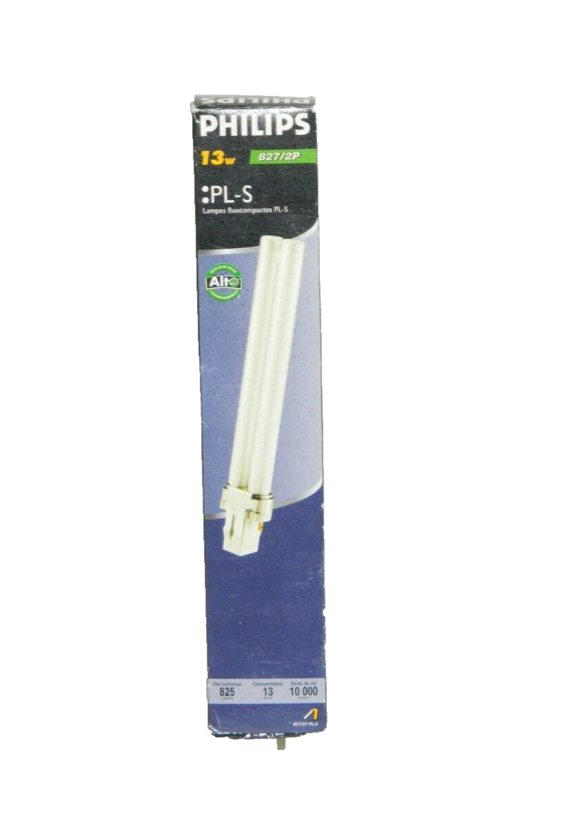 Phillip 13W Compact Fluorescent Lamp Bulb for Daylight Lamps PL-S | eBay