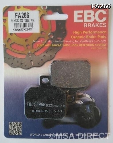 EBC Organic REAR Disc Brake Pads Fits APRILIA RS660 / TUONO 660 (2020 ...